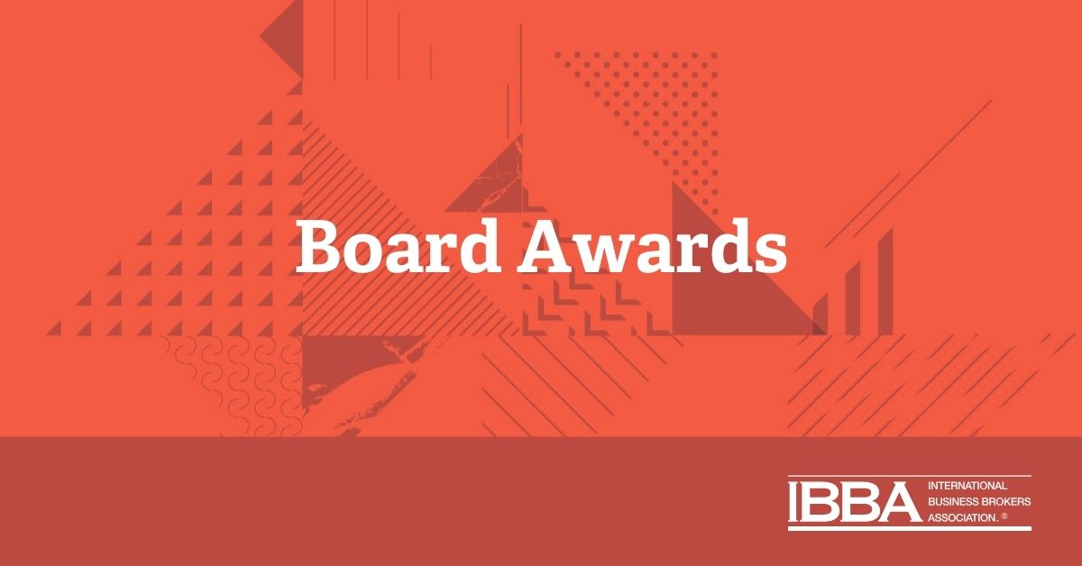 IBBA Board Awards | International Business Brokers Association Awards